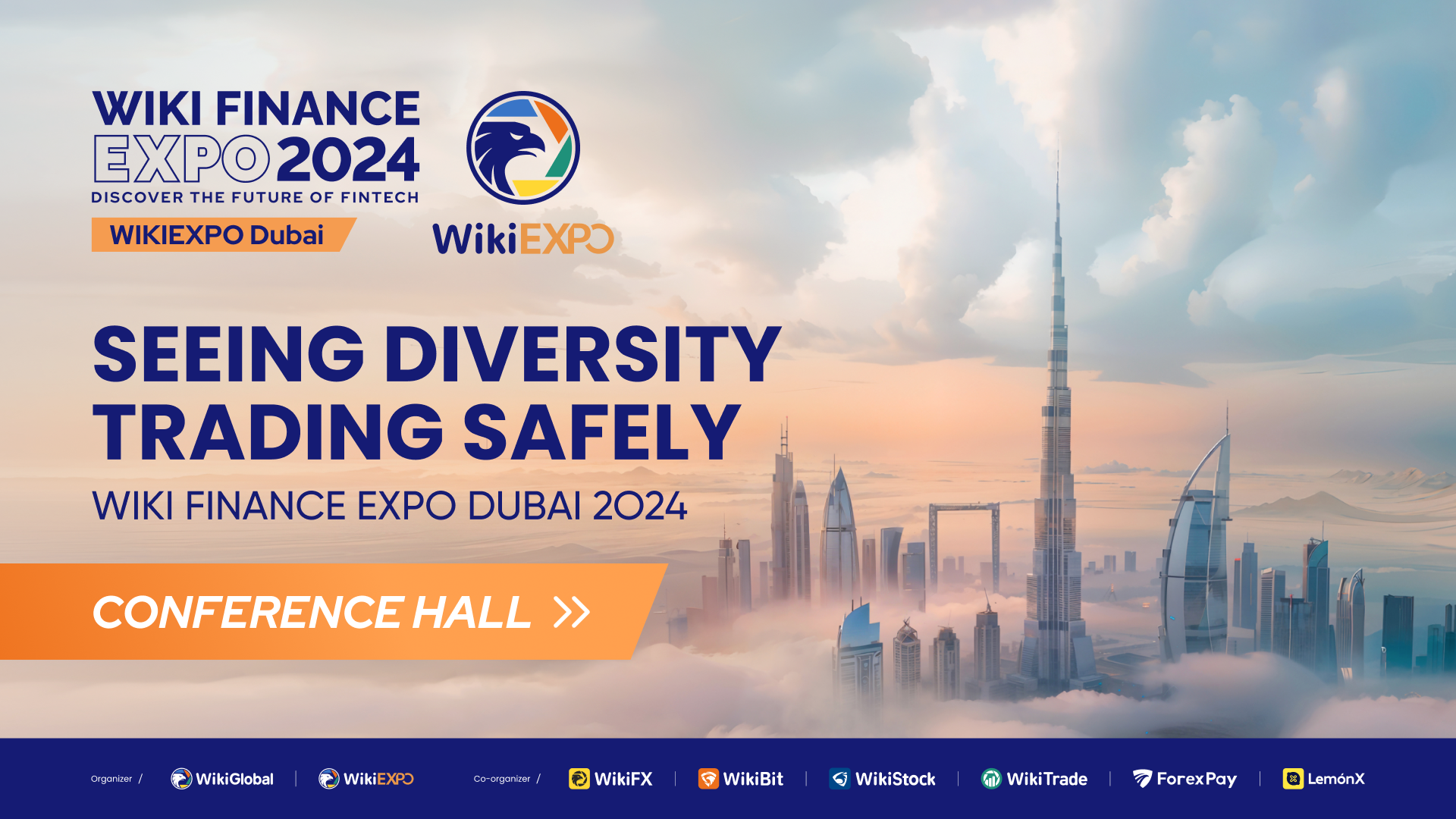 Conference Hall - Wiki Finance Expo Dubai 2024 - Forex Live - WikiFX