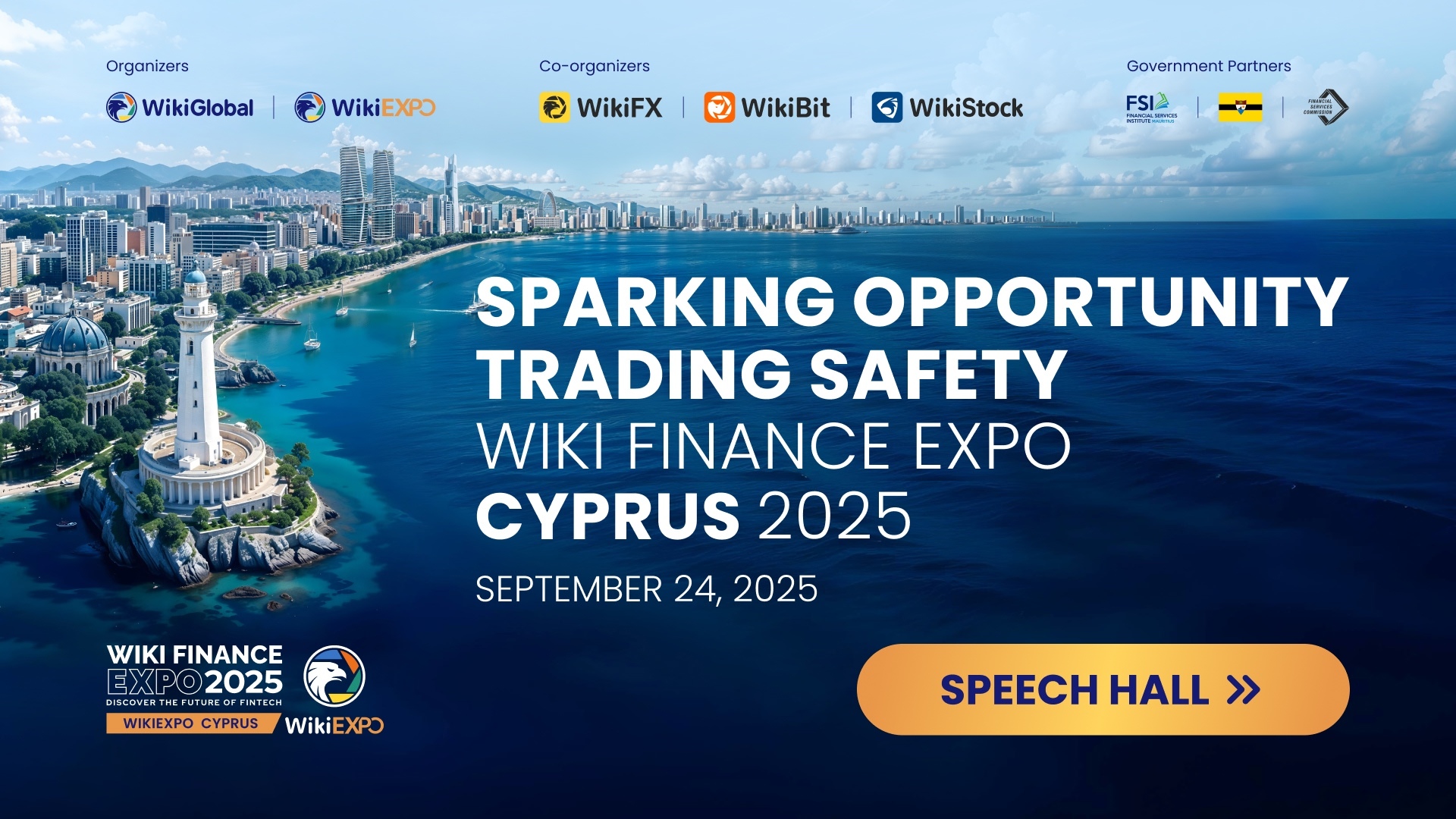 Speech Hall - Wiki Finance Expo Cyprus 2025 - Forex Live - WikiFX